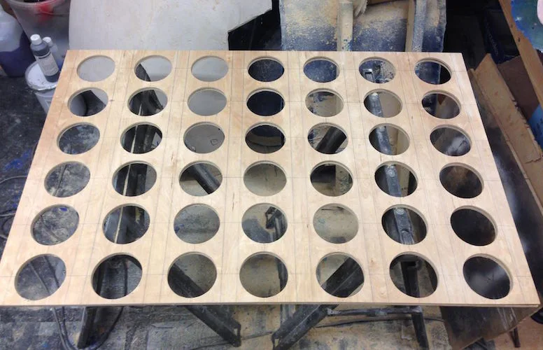 Build Your Own Giant Outdoor DIY Connect Four Game