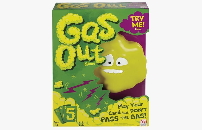 Mattel's 'Gas Out' Card Game Teaches Kids Counting Through Farting
