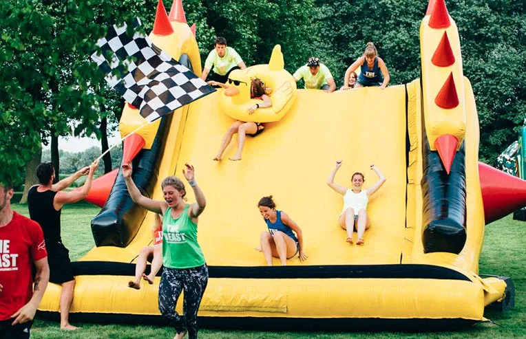 World's Biggest Inflatable Obstacle Course Is A Bouncy House For Adults