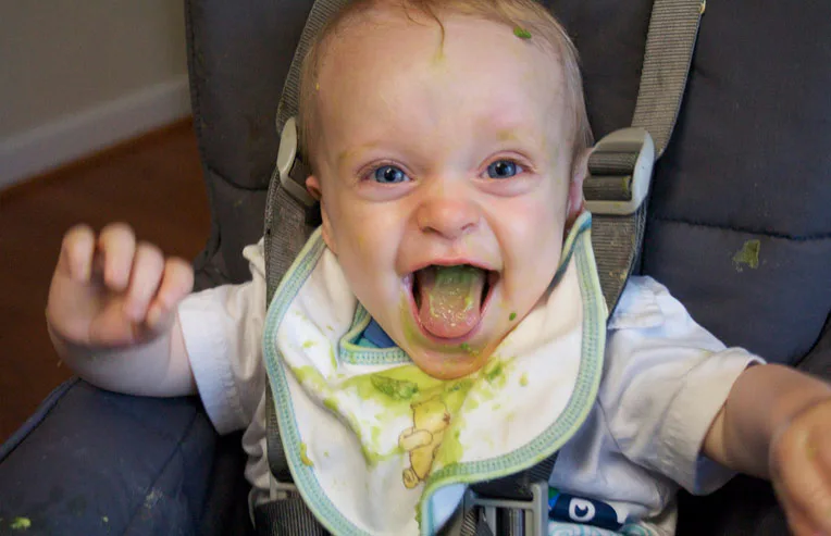 How We Skipped Baby Food And Got Our Baby Eating Real Food Instead