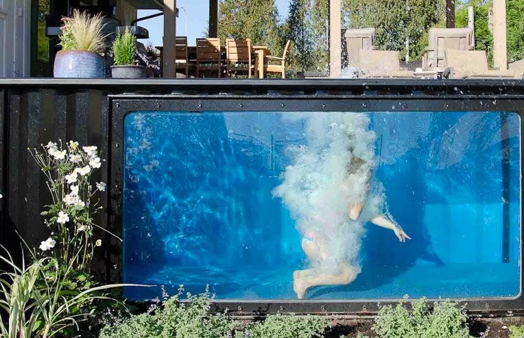 Modpools Are Portable Swimming Pools Made Out Shipping Containers