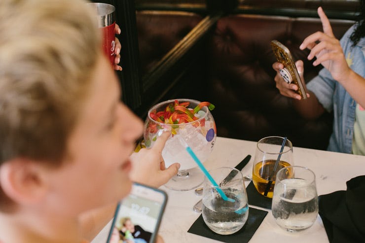 Drinking Lunch With KIDZ BOP at New York's Sugar Factory