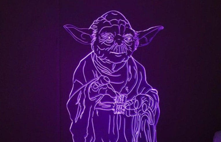 These 'Star Wars' LED Lamps Are the Coolest Night Lights Around