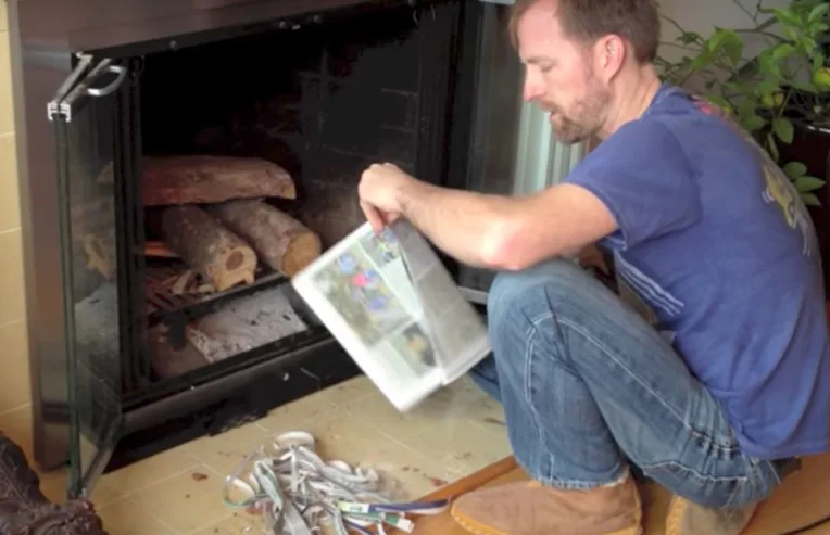 How to Make a Fire in Your Fireplace That Will an Entire Summer Night