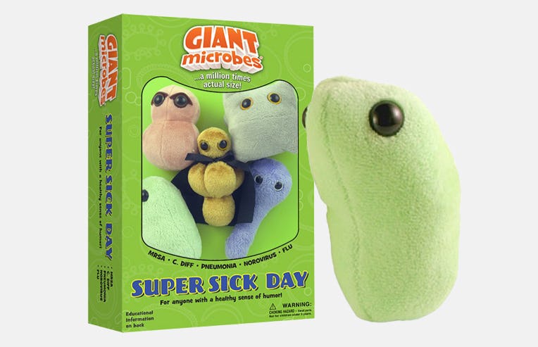 These Plush Microbes Give My Kid A Flu They Can Cuddle