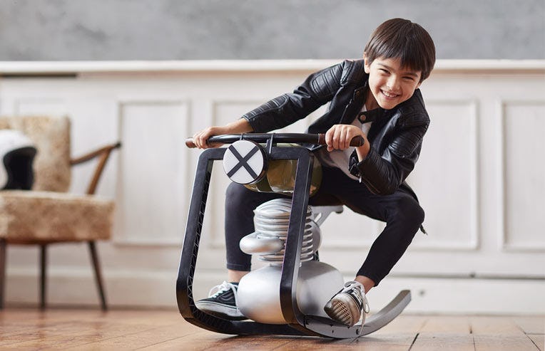 The Moto Rocker Is a Luxury Motorcycle Rocker For Toddlers