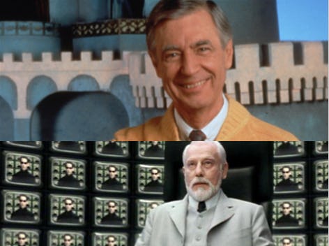 Daniel Tiger Is Like Keanu Reeves Because He Lives in The Matrix