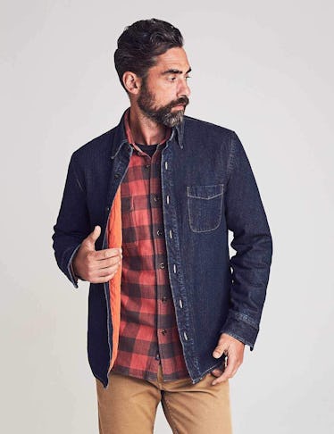 The Best Basics for Dads: Faherty Shirts, Scarves, and Ponchos