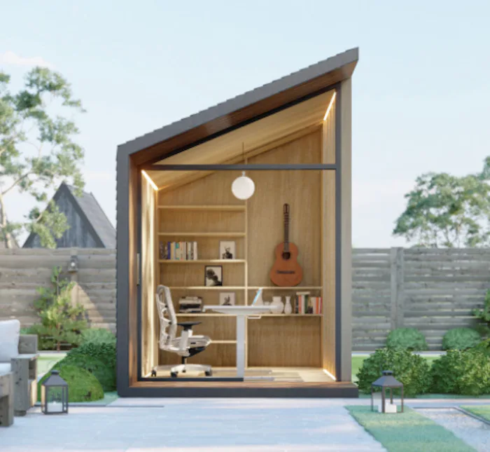 This Backyard Tiny Office Is Both Glorious and Absurd