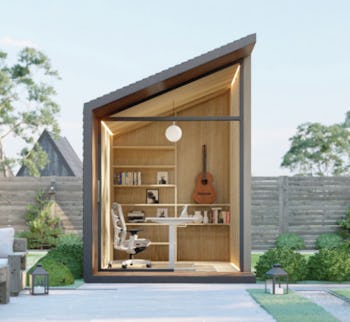 This Backyard Tiny Office Is Both Glorious and Absurd