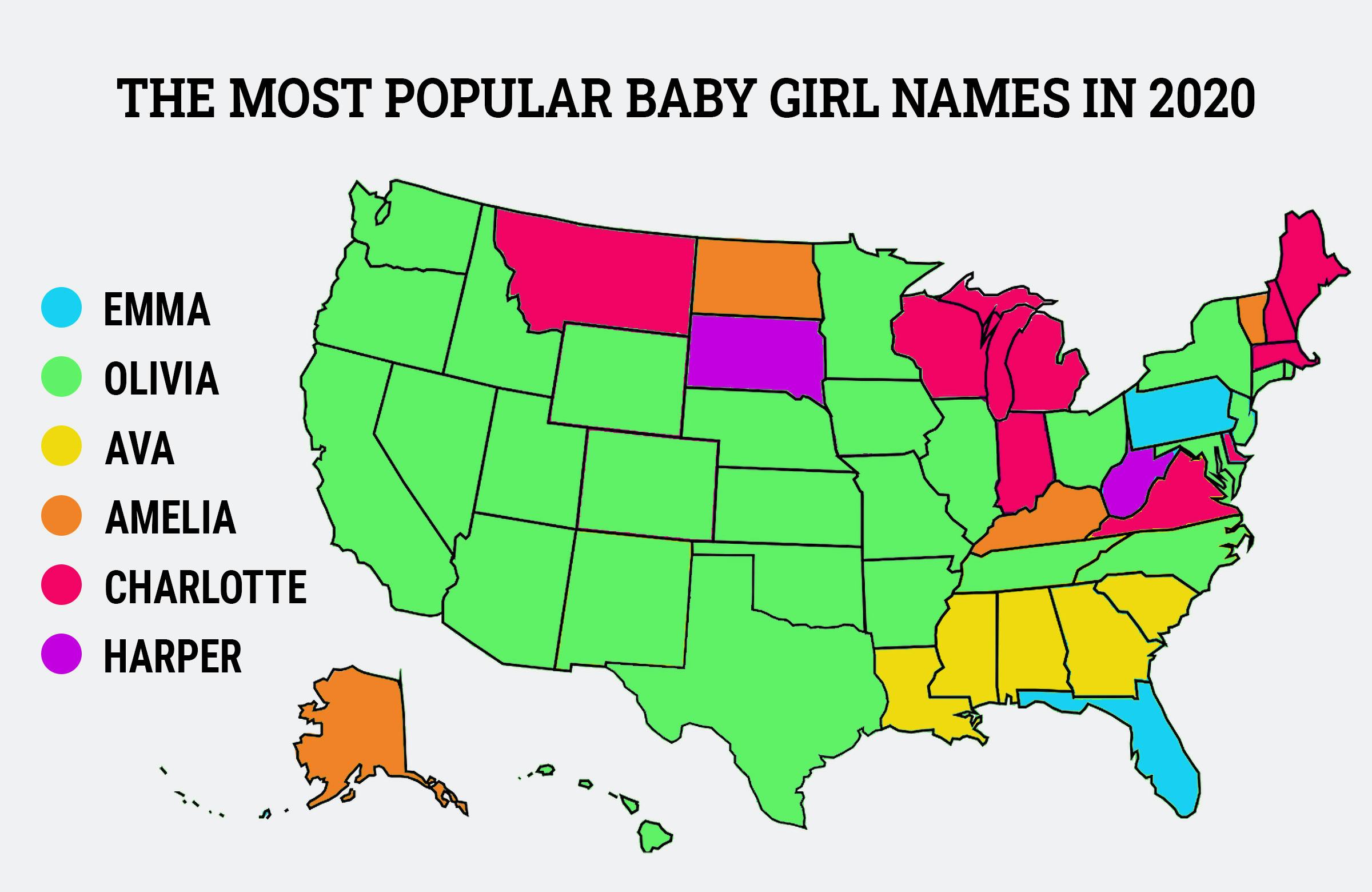The Most Popular Baby Names of 2020, According to the SSA