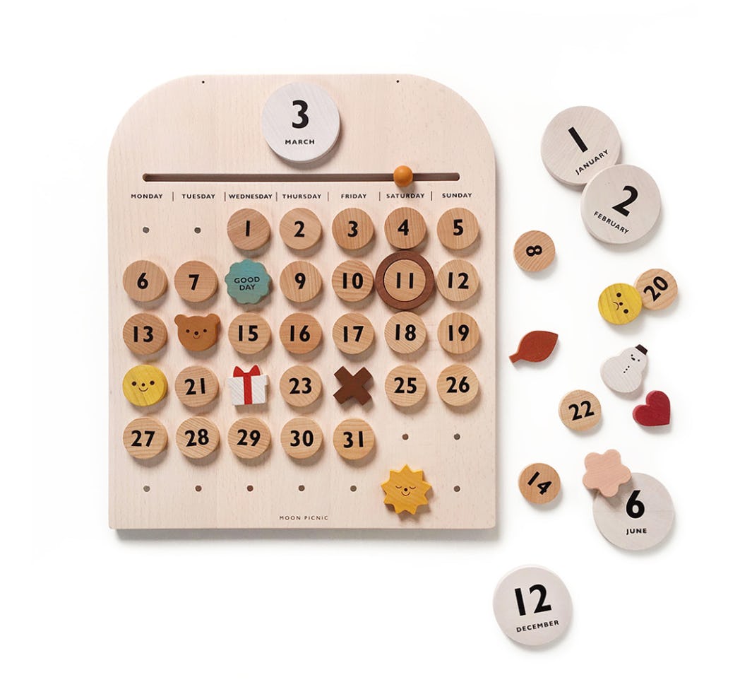Toy of the Week: An Interactive Calendar That Helps Kids Grasp Time