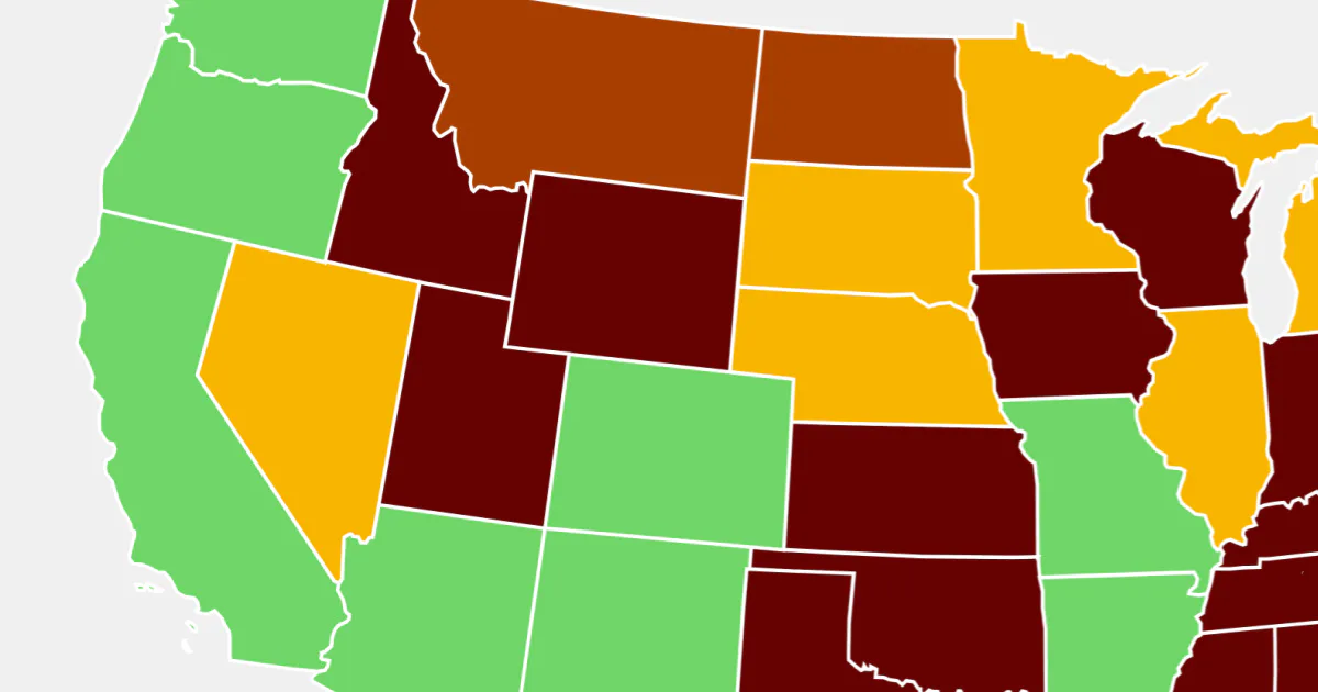 Minimum Wage Map Shows Which States You Can t Afford minimum-wage-map-shows-which-states-you-can-t-afford