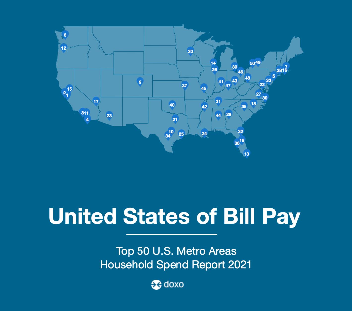 Map Shows Which Cities Have The Most Expensive Bills