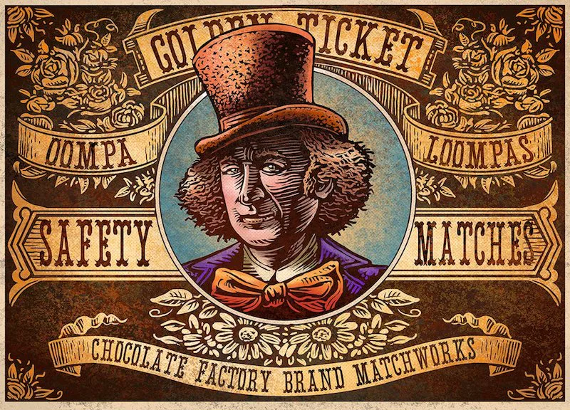 Clever Images of Original Pop Culture Matchboxes
