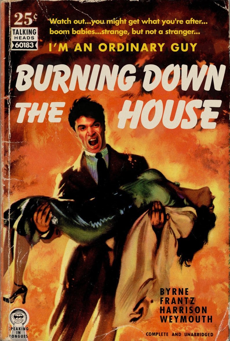 Classic Songs Reimagined As Vintage Pulp Book Covers