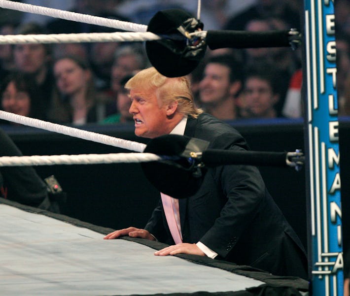 Donald Trump's WWE History and CNN GIF Explains His Presidency