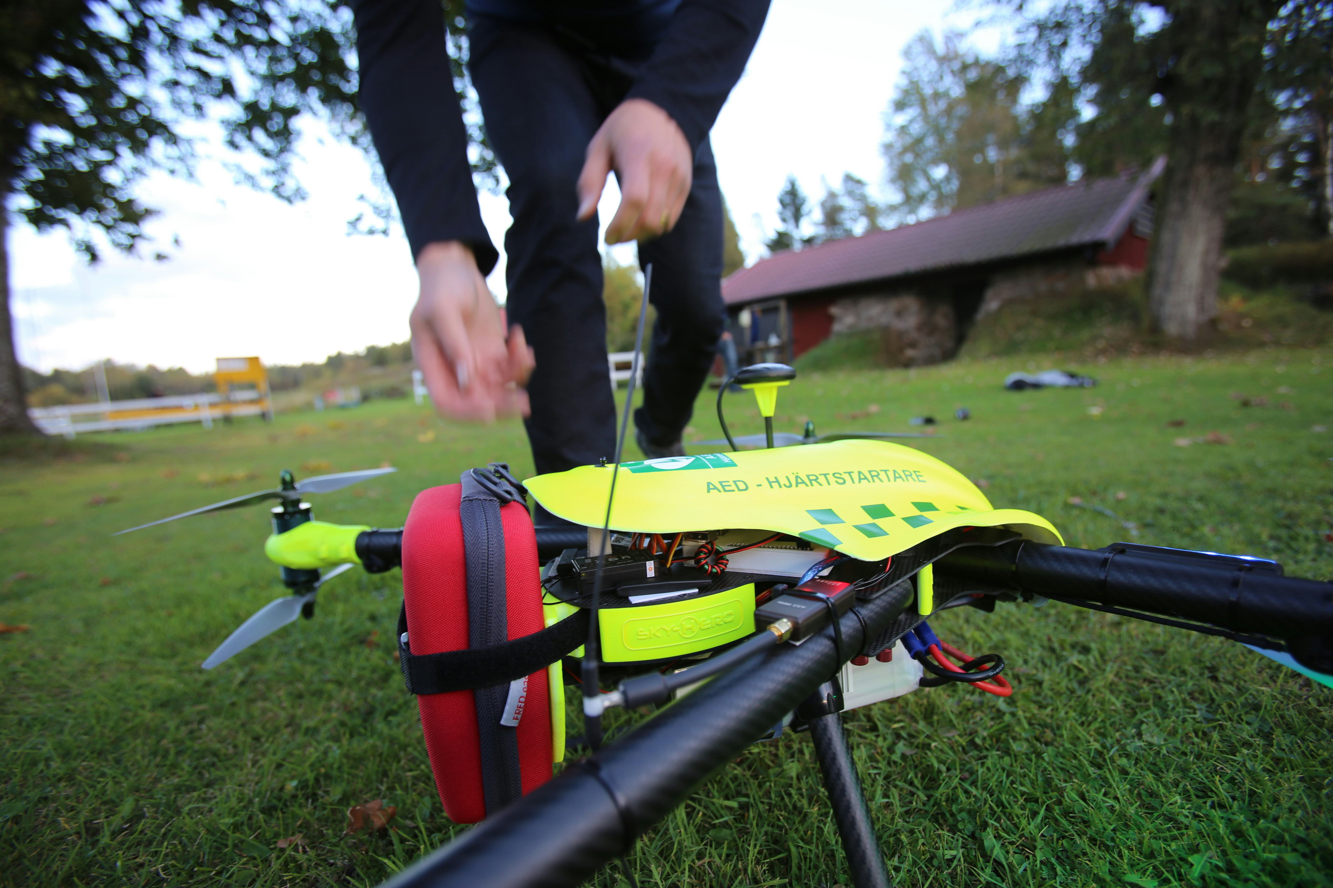 Defibrillator-Delivering Drones Destroy Ambulance Dispatch Times