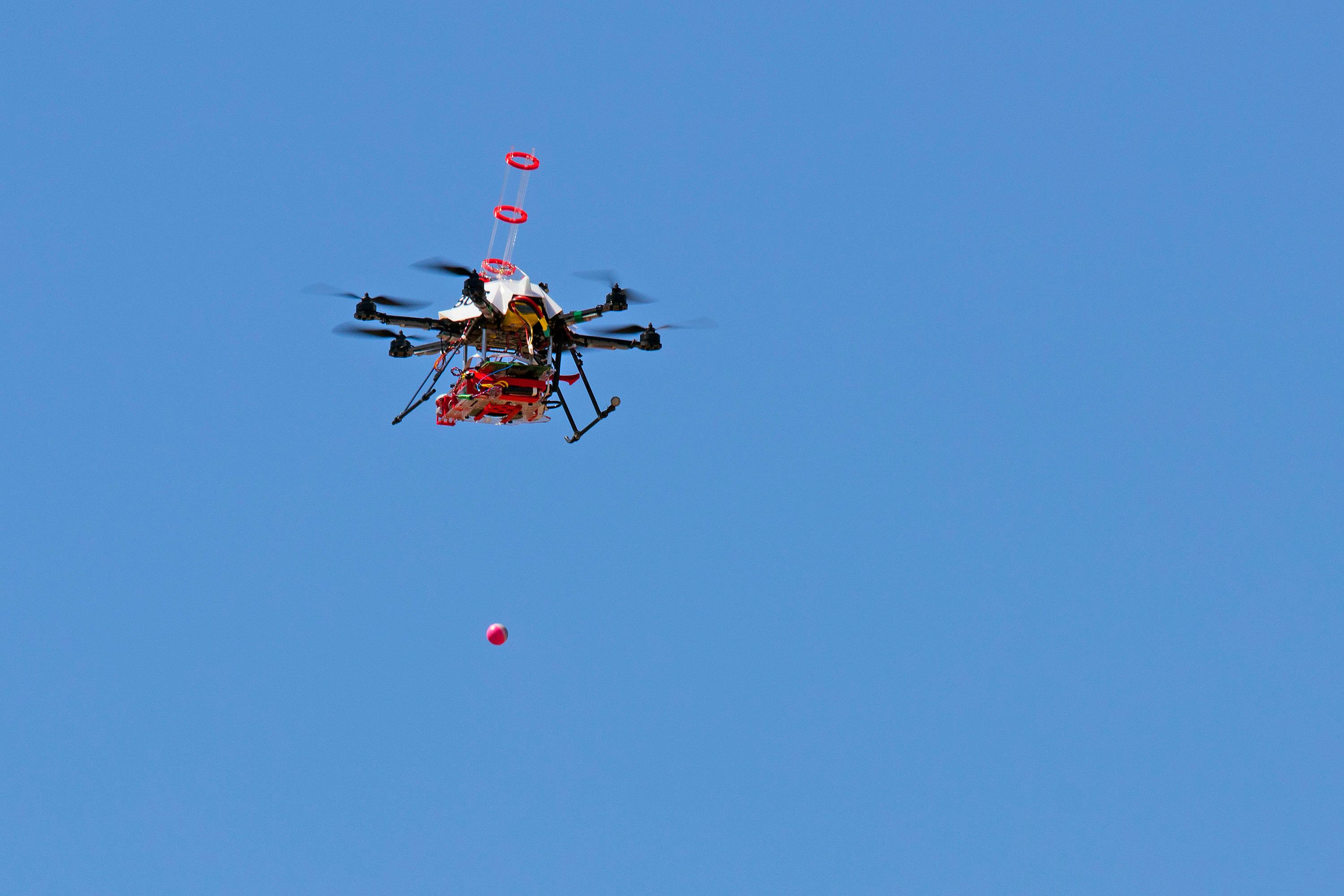 Watch This Drone Drop Fireballs