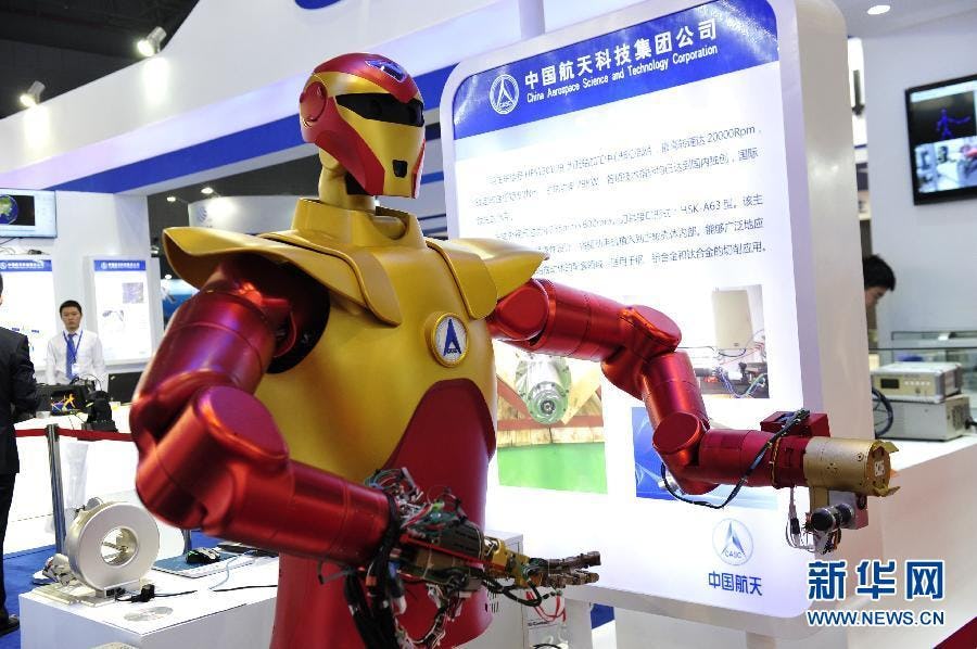 China's New Space Robot Looks Like Iron Man