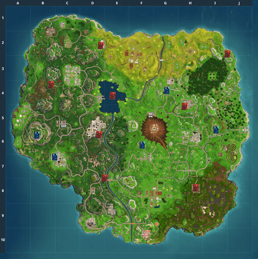 'Fortnite' Poster Locations Map: Where to Spray Over Carbide and Omega