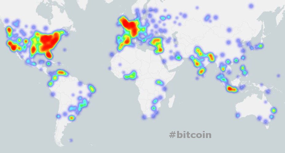 As Bitcoin Storms Past $15,000, These Maps Reveal Where It's Most Popular