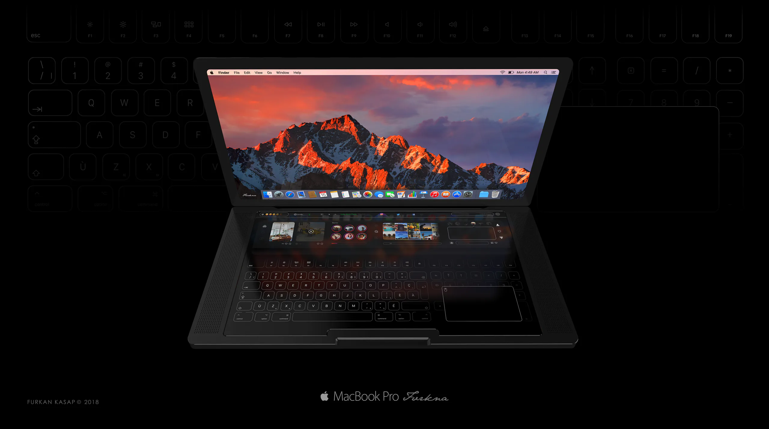 Dual-Screen MacBook Concept Shows Why Apple’s Patent Would Work Great