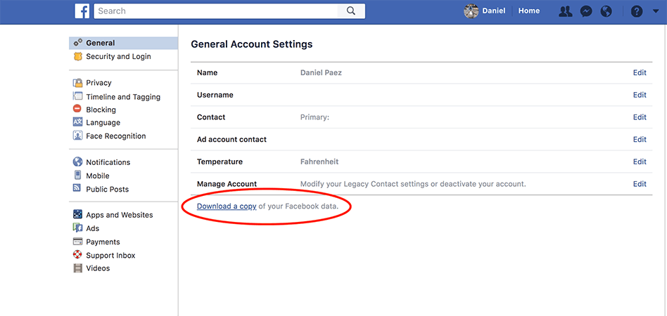 How to Download Facebook Data