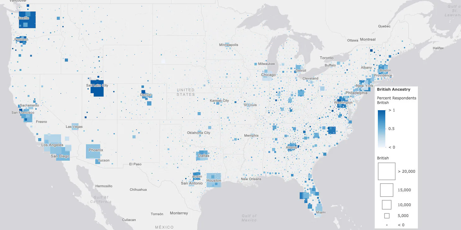 America's Biggest Ancestry Groups — Mapped
