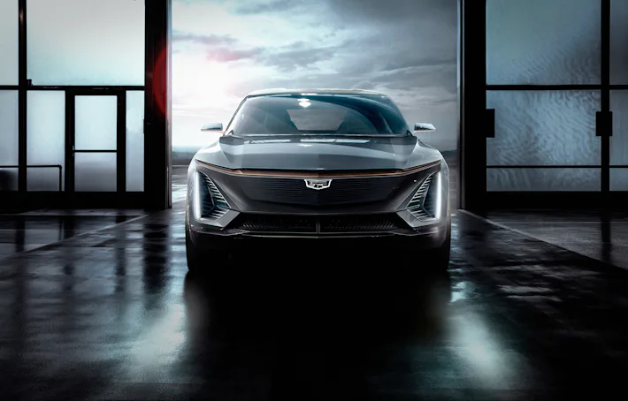 Cadillac Kicked Off the Detroit Auto Show With a Gorgeous Tease of Its EV