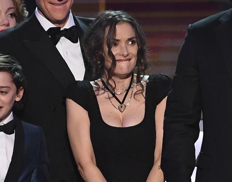 Winona Ryder Meme Was the Breakout Star at the SAG Awards