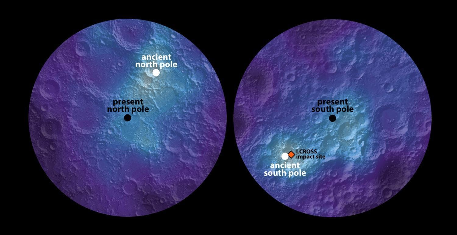 Here's How Volcanic Activity Tilted the Moon's Axis 3 Billion Years Ago
