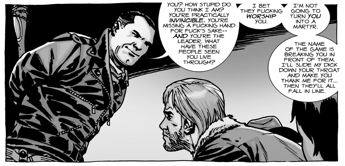 Negan in 'The Walking Dead' TV Show Compared to the Comics