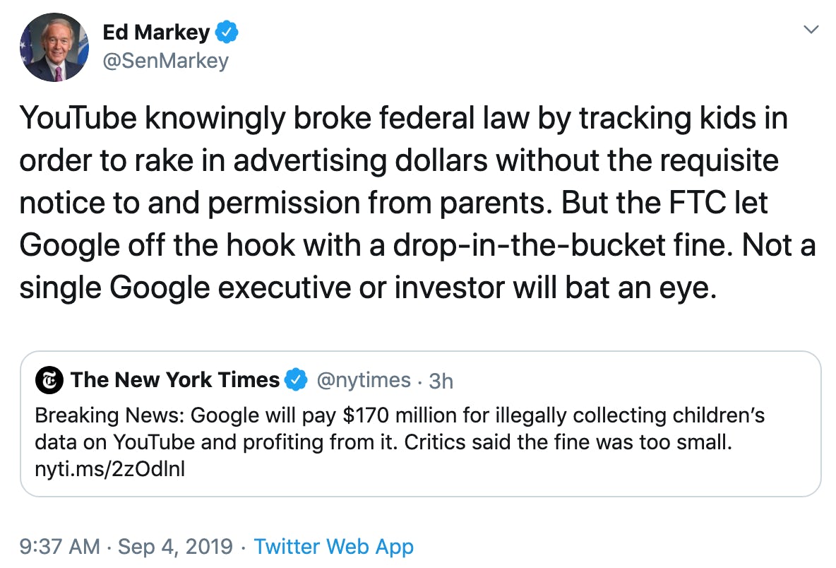 FTC Slaps Google With Fine Over Privacy Violations