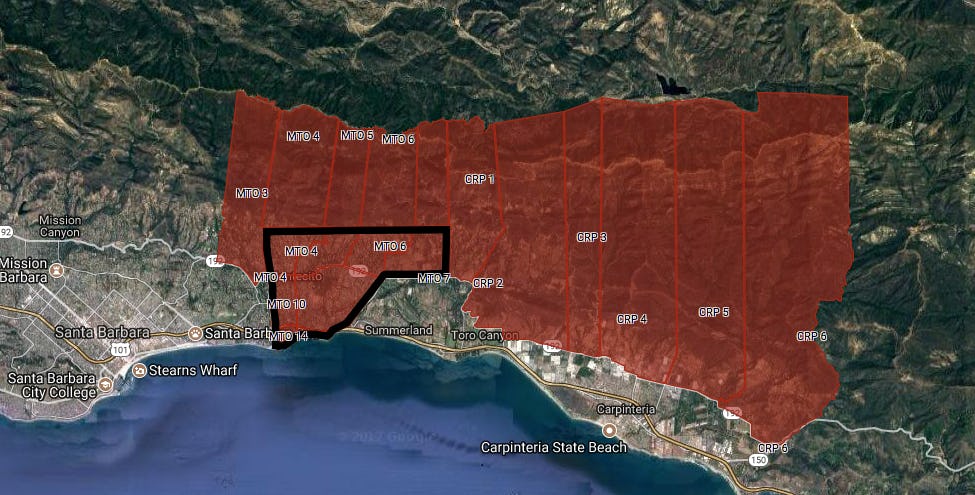 California Mudslides: 7 Maps, Pictures of the Montecito Destruction