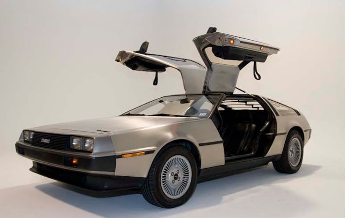 This Genius DeLorean-Inspired Snow Car Just Got a Parking Ticket