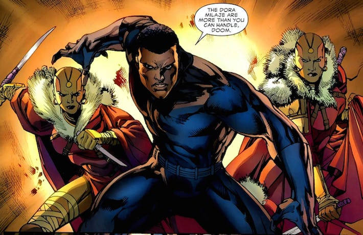 The Dora Milaje, Black Panther's Female Wakandan Bodyguards, Stole ...