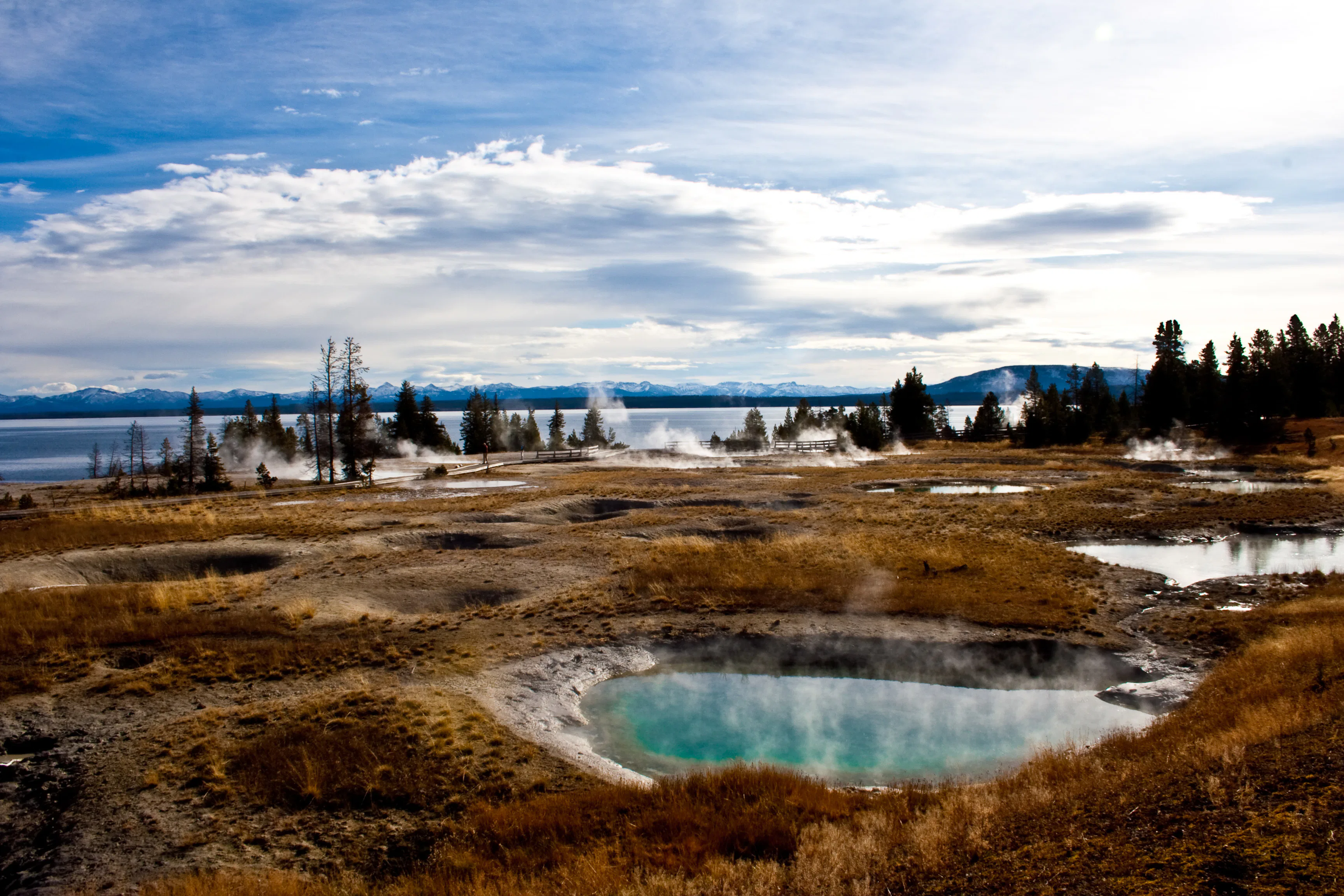 No, the Yellowstone Lava Geyser Isn't Erupting Right Now
