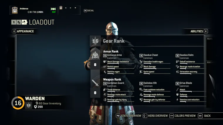 How the 'For Honor' Gear System Works