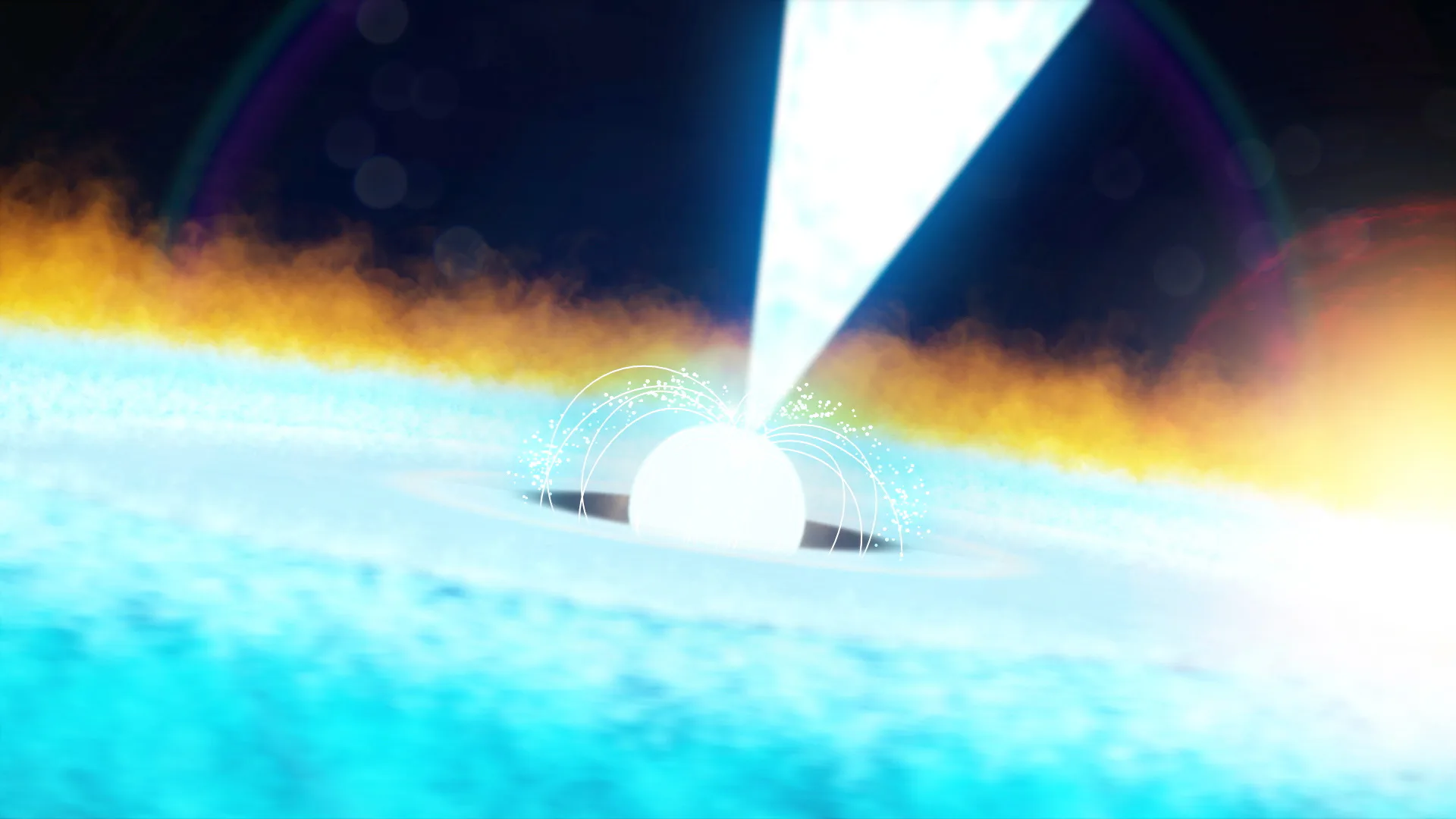 NASA captured an X-ray bursting from a crushed star, and it looks unreal