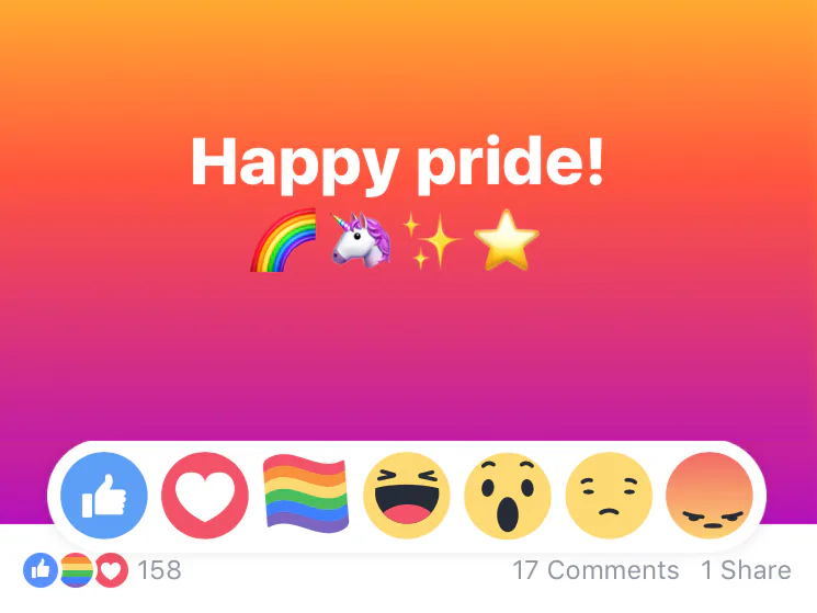 How to Get the Facebook Pride Reaction in 3 Steps