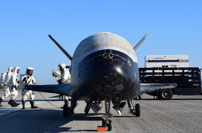 Air Force Releases Photos of X-37B Plane After 700 Days in Space