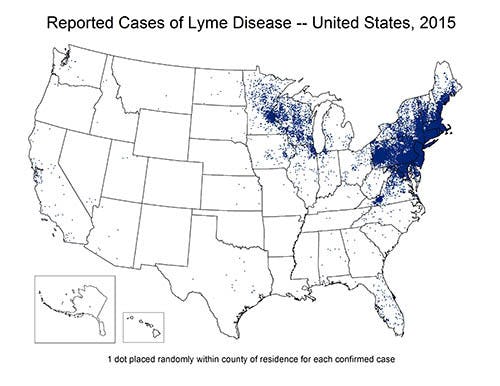 This Lyme Disease Spread Map is Terrifying