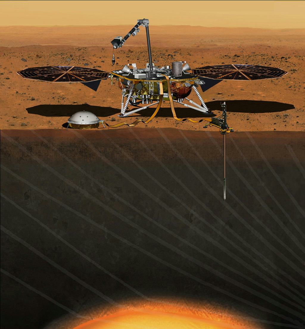 Video Shows the First Spotty Glimpse of Mars Sent Home by InSight Lander