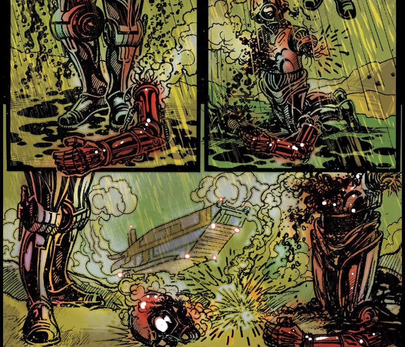 How C-3PO Got His Red Arm Revealed in 'Star Wars' Comic Book