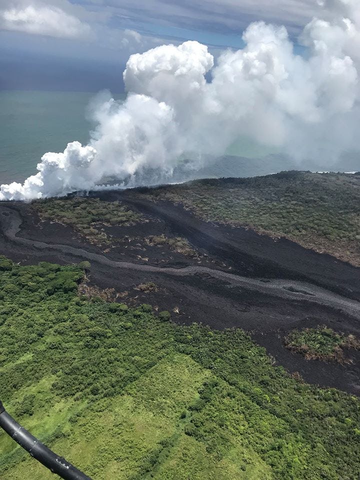 Hawaii Volcano Kilauea: How 'Laze' Chemistry Creates Acid Gas and Glass
