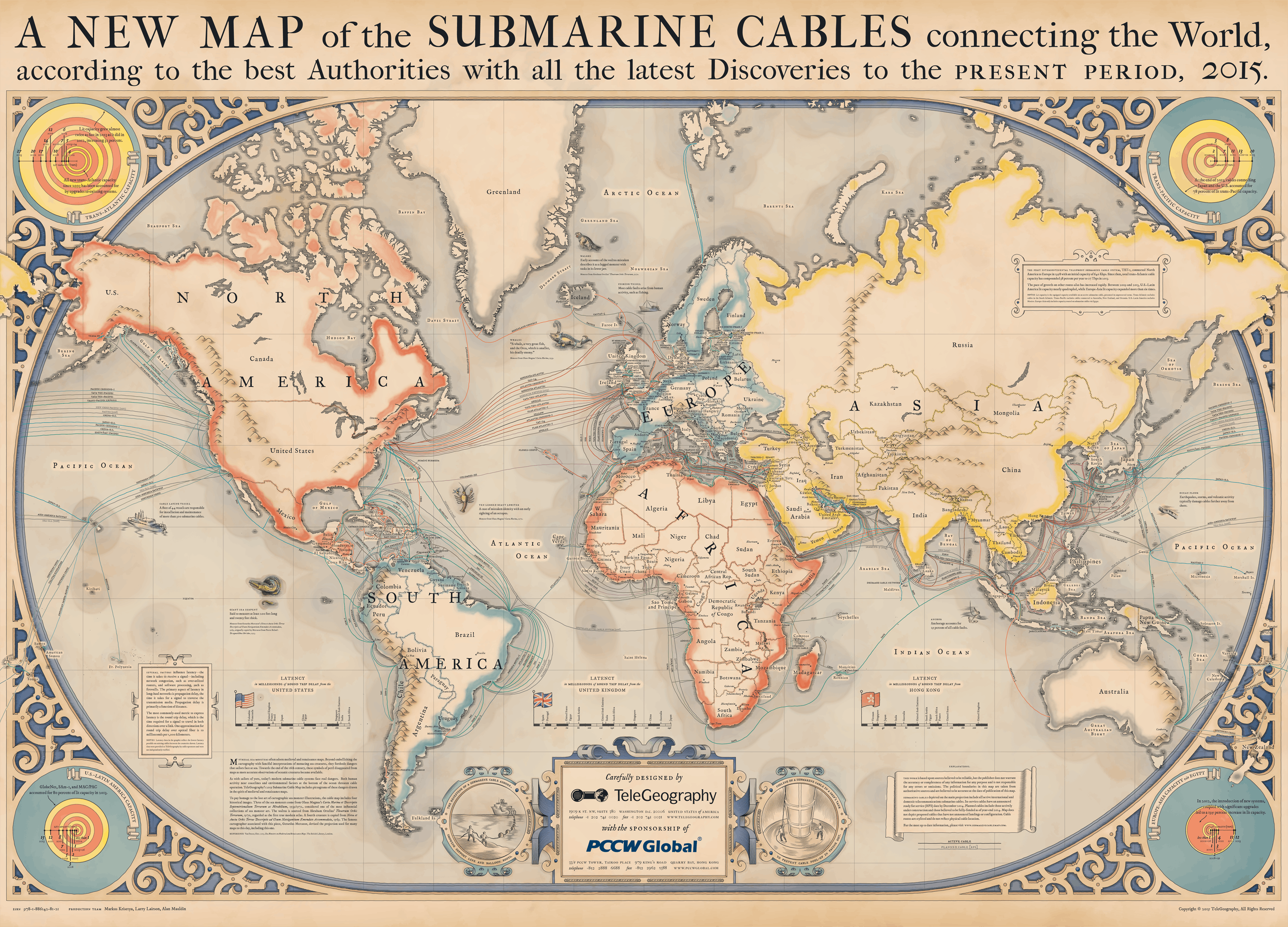 Map Shows Undersea Cable Locations That Are Critical for the Internet