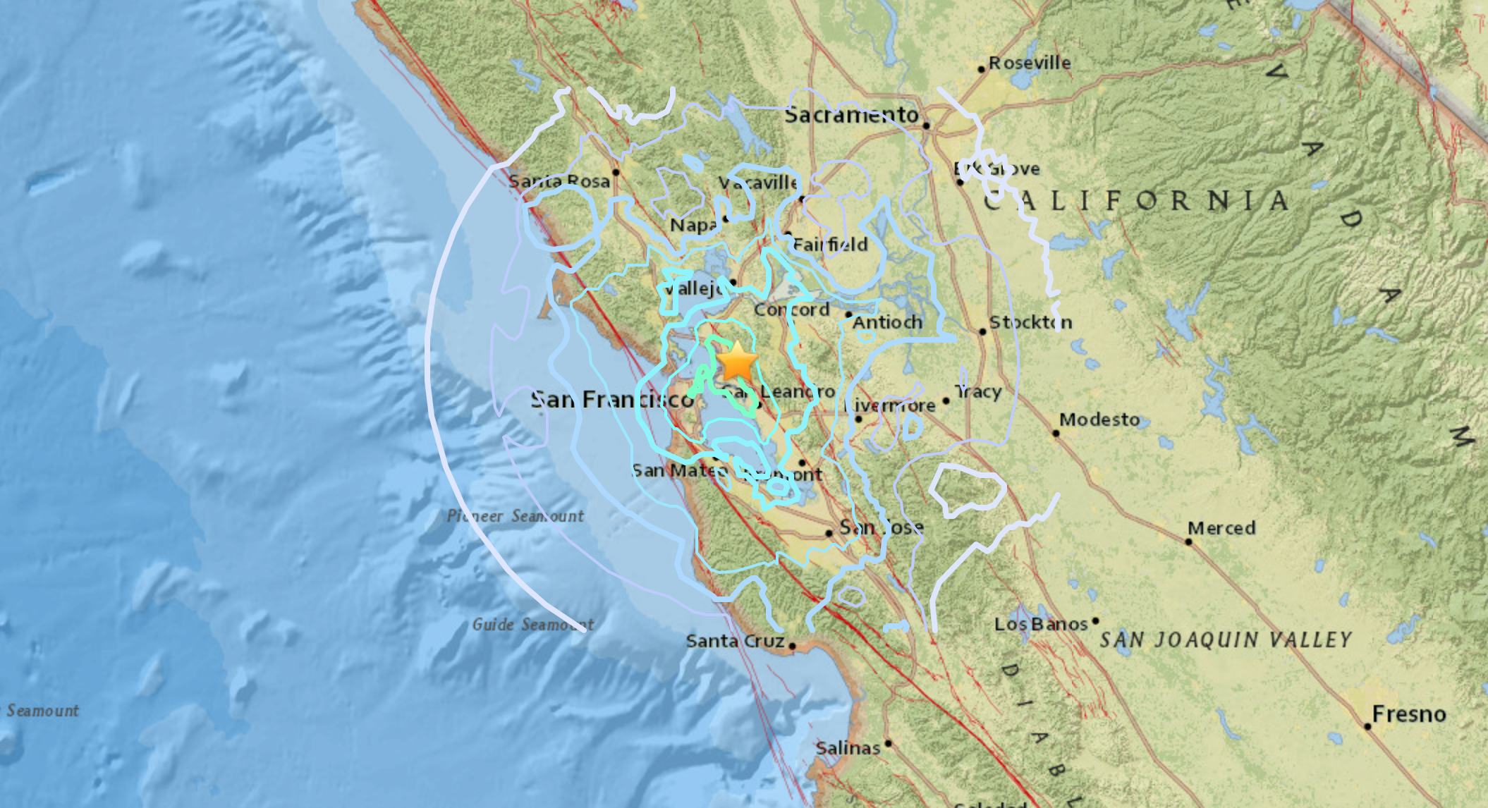 San Francisco Earthquake: 3 Maps That Explain the 4.5 Magnitude Quake