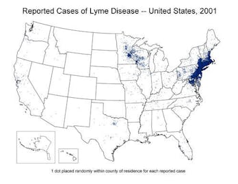 This Lyme Disease Spread Map is Terrifying