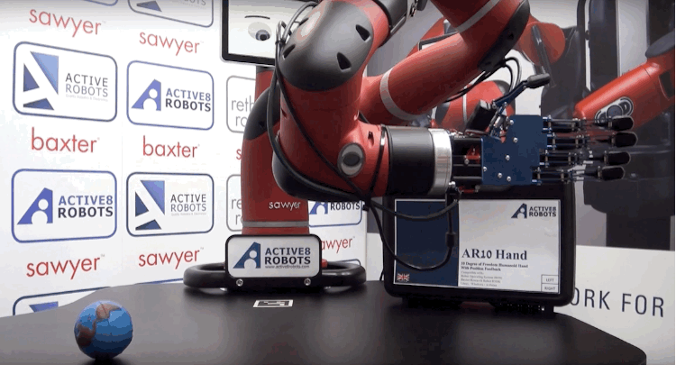Rethink Robotics' Sawyer Bot Is Outfitted With a Humanoid Hand